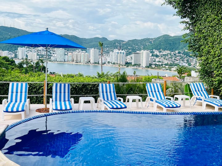 Casa En Marina Brisas Con Hermosa Vista A La Bahía - Acapulco