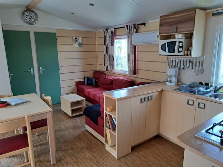 Mobil Home 6/8 Pers 3ch Camping 4* Valras - Vendres