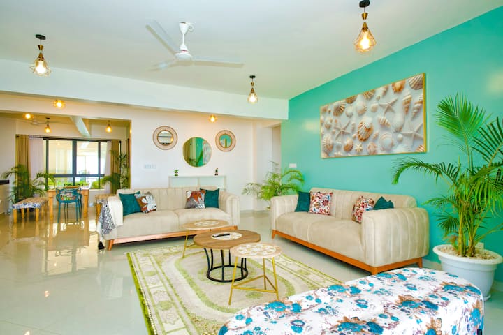 Luxury Beachfront Nyali Penthouse Pool + Gym + Ac9 - Mombasa