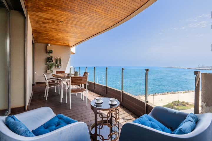 Luxury Marina Apt • Sea View • Near Hassan2 Mosque - Casablanca