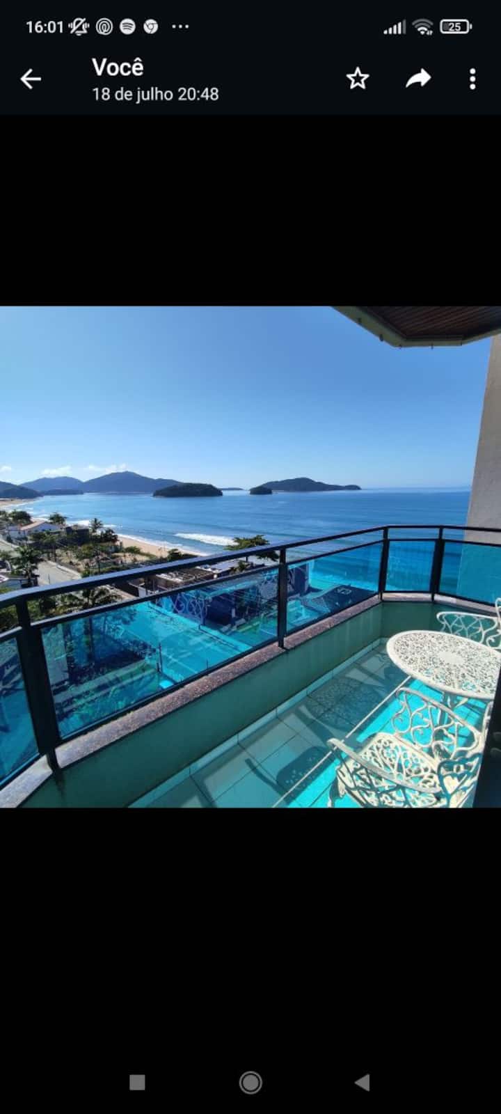 Lindo Apto Com Vista Para O Mar - Caraguatatuba