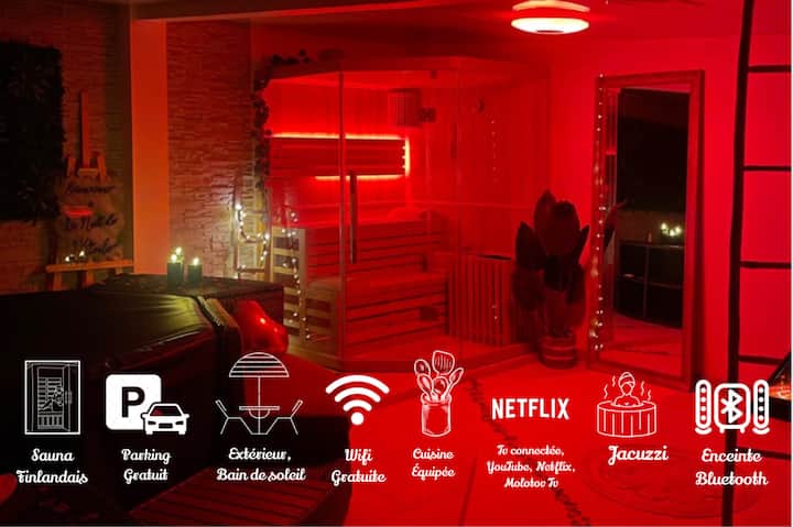 Bali - Appt. Privé Spa/sauna - Amiens