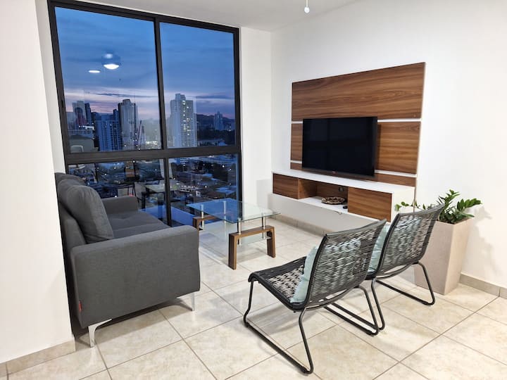 Cozy Apartment With Amazing View Of Panama City - Panamá