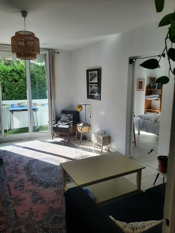 T3 Sécurisé & Terrasse, Proche Plage Et Vélodrome - Marsella