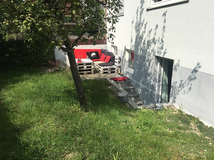 Apartment Nähe Messe Mit Küche / Garten - Ebersberg