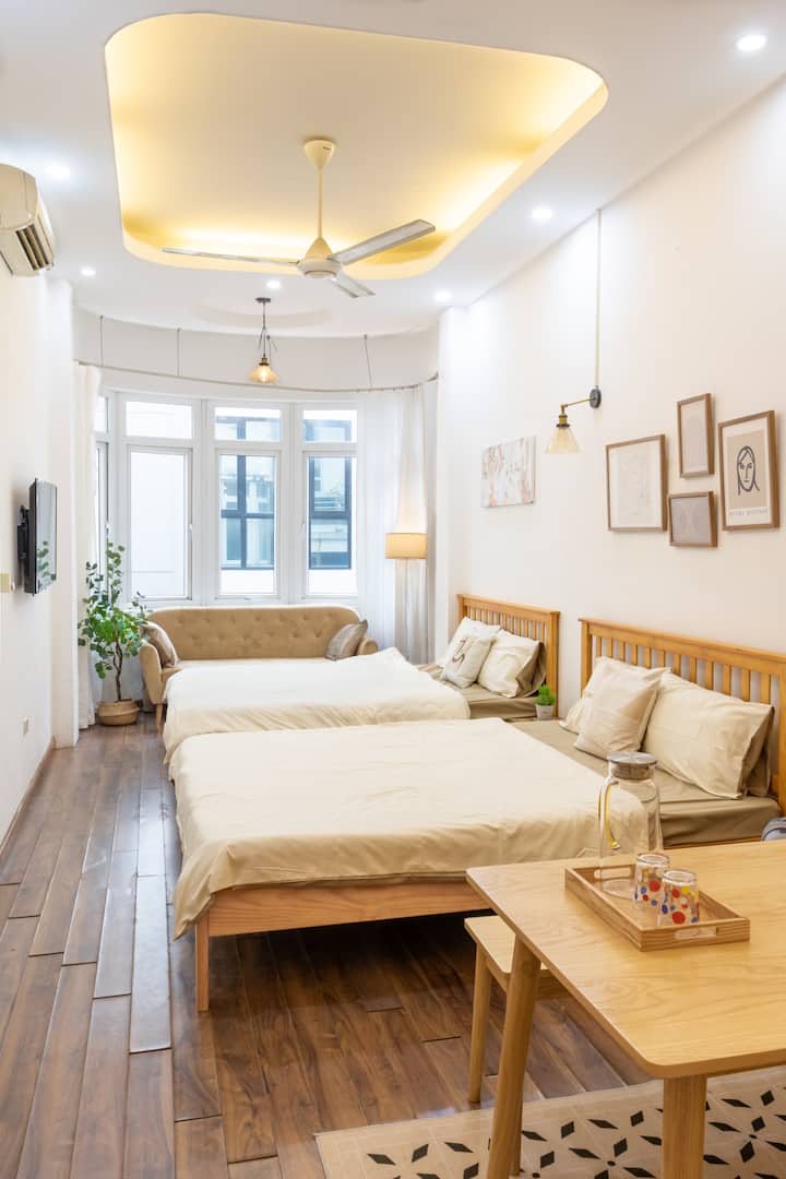 Studio Near Hoan Kiem & Train Street - Hanói