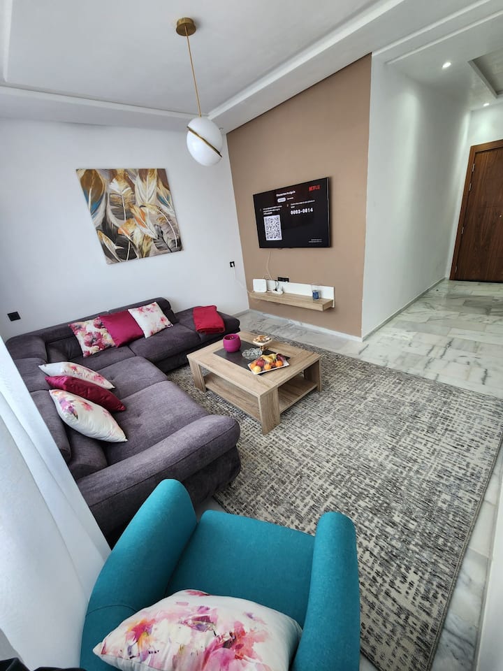 Luxueux Appartement 350m De La Plage Néroli 3 - Agadir