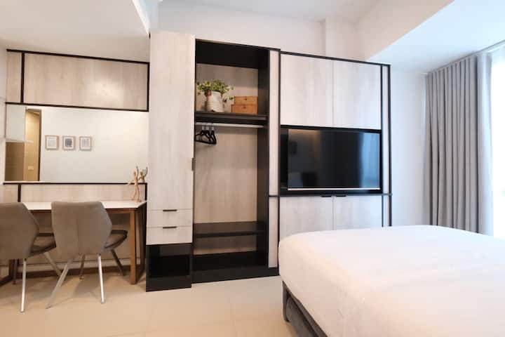 Modern Studio @ It Park W/ Fiber Wifi + Netflix - 宿霧