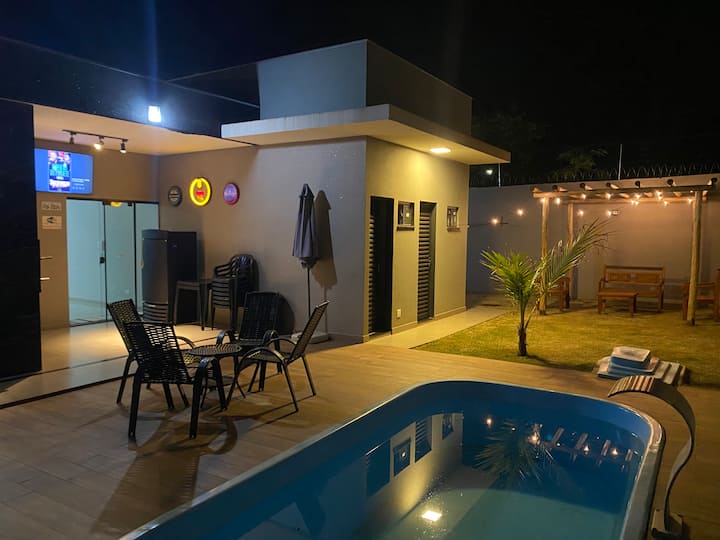 Excelente Casa Com Piscina E Churrasqueira. - Campo Grande