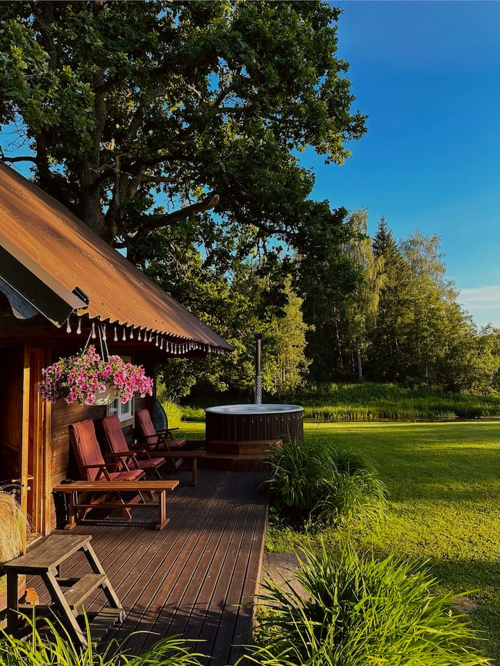 Pertle Cottage Private Sauna & Hot Tub In Nature - Estonia