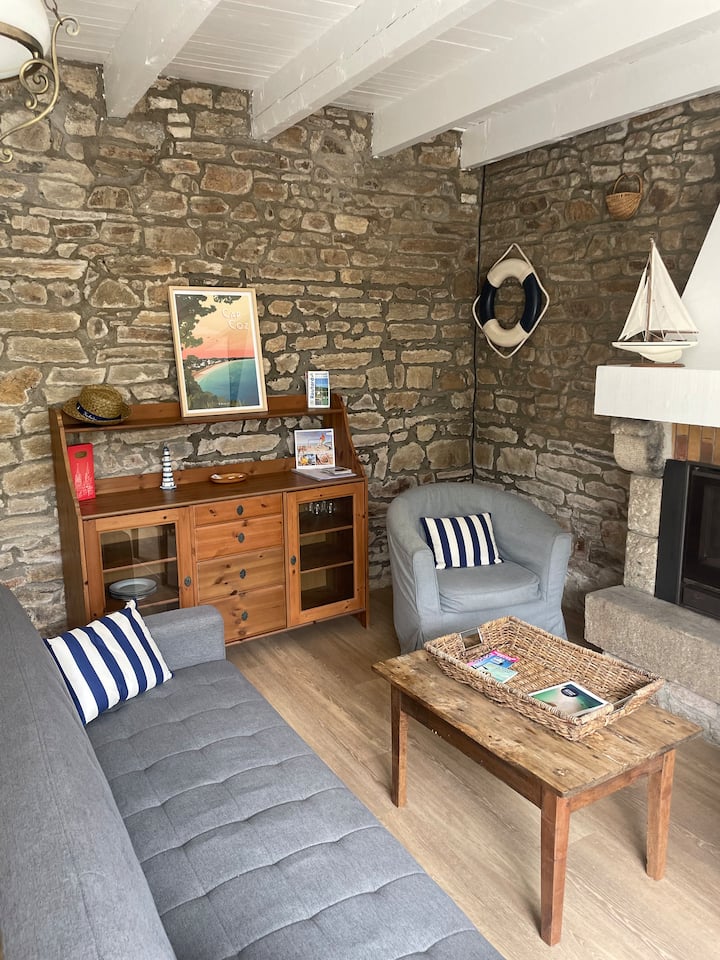 Maison En Pierre à 30 M De La Plage De Cap Coz - Concarneau