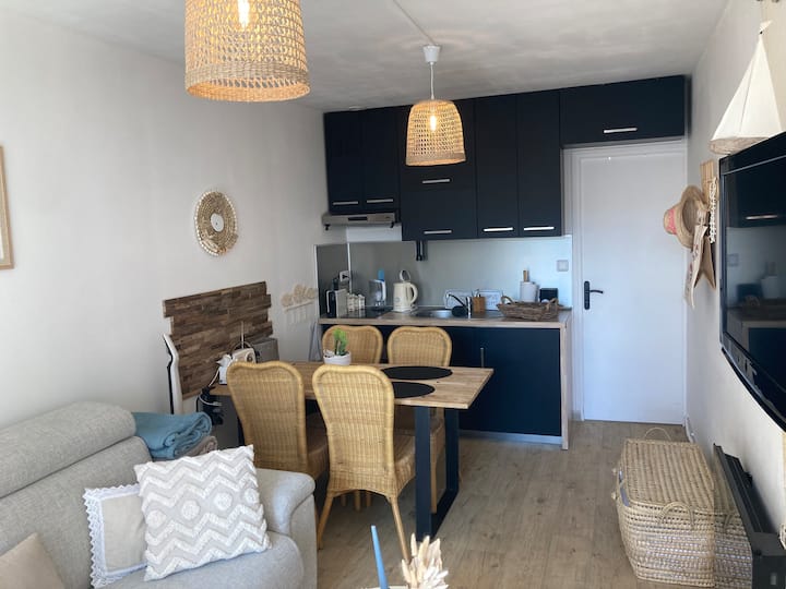 Studio 150 M Plage/ Allée Fermée Pour Se Garer/rdc - Fort-Mahon-Plage