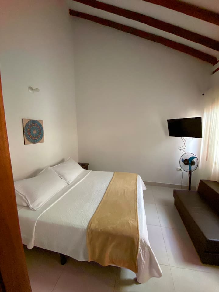 Habitación Doble, A Una Cuadra De La Plaza Mayor - Villa de Leyva