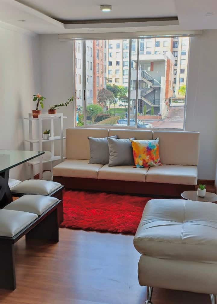 Cómodo Apto En 2do Piso/3 Rooms/queen Size - Cota