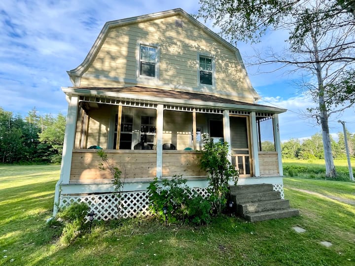Yellow House On The Trail - Cape Breton Island