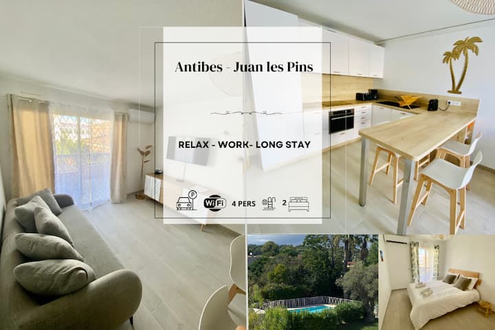 Antibes | 4 Pers| Piscine | Parking | Proche Plage - Juan-les-Pins