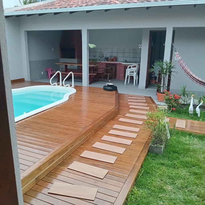 Casa De Praia Com Piscina Em Palmas/g. Celso Ramos - Governador Celso Ramos