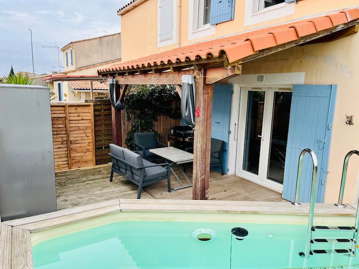 La Maison Léonard Avec Piscine Et Conciergerie. - Saint-Laurent-d'Aigouze