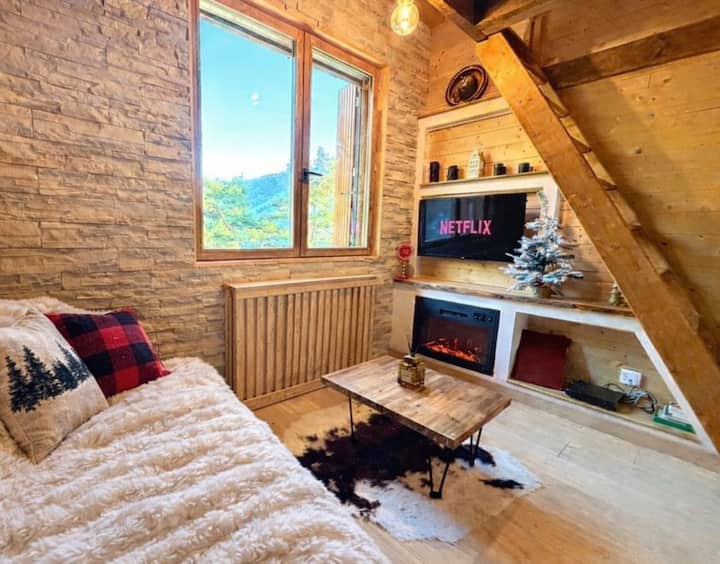 Chalet Cosy “Le Petit Ours Blanc” Gréolières 1400 - Le Mas