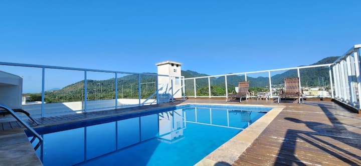 Cobertura Exclusiva Com Piscina E Vista Panorâmica - Ubatuba