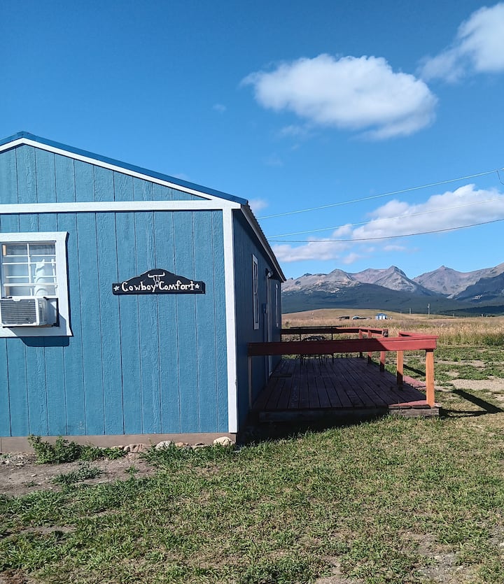 Cowboy Comfort. - East Glacier Park, MT