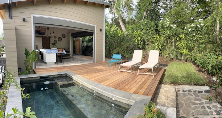 La Villa Paille En Queue 2 Personnes - Saint-Gilles les Bains