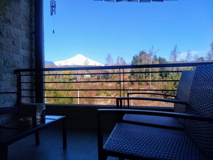Departamento Con Vista Al Volcán - Pucón
