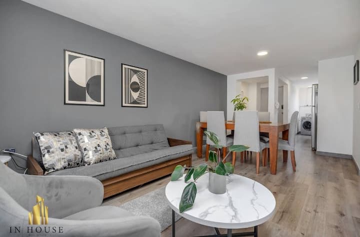 Ankara 602 - Apt Privado, Limpio Y Luminoso Con Ac - Medellín