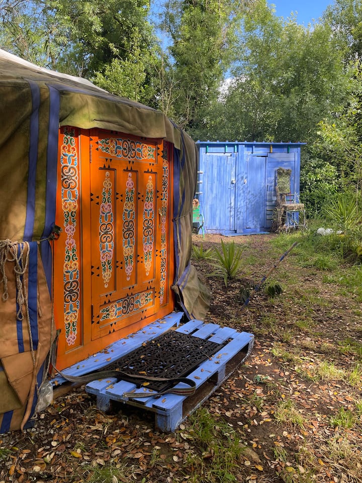 Yurt Em Mágico Mini Bosque - Casa Branca