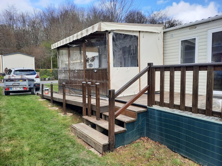 A Louer Mobil Home Spacieux Avec Wi-fi Gratuit - Calvados