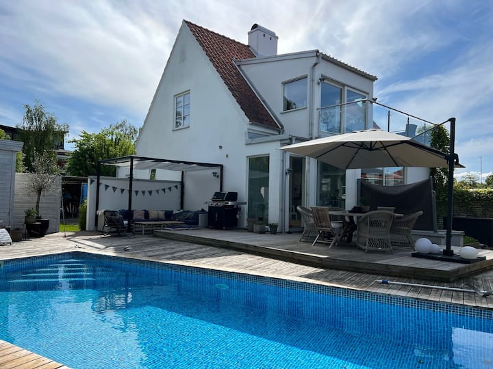 Poolvilla I Bjärred Nära Eurovision, Malmö - Löddeköpinge