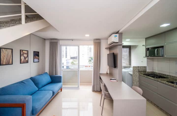 Bueno/duplex  1 Quarto/tv A Cabo/lazer/garagem - Goiânia