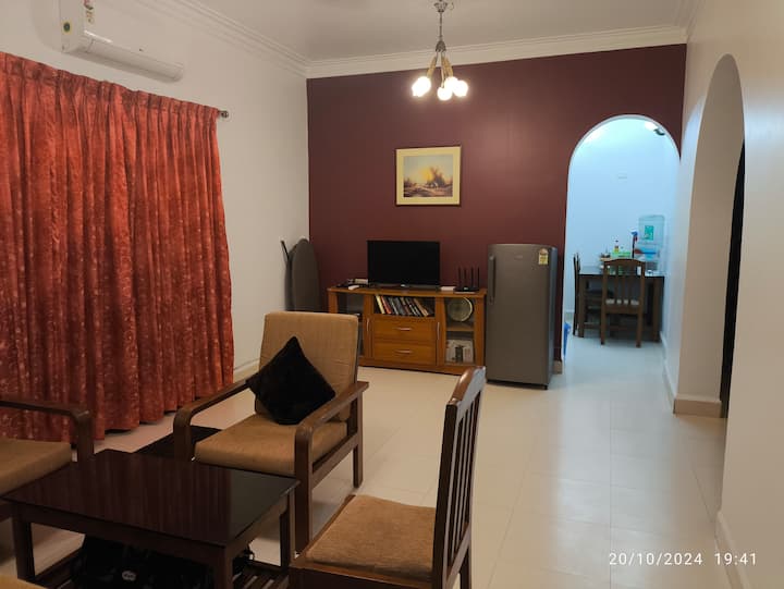 1st Floor 2bhk Service Apartment With Pool, Wi-fi. - Goa