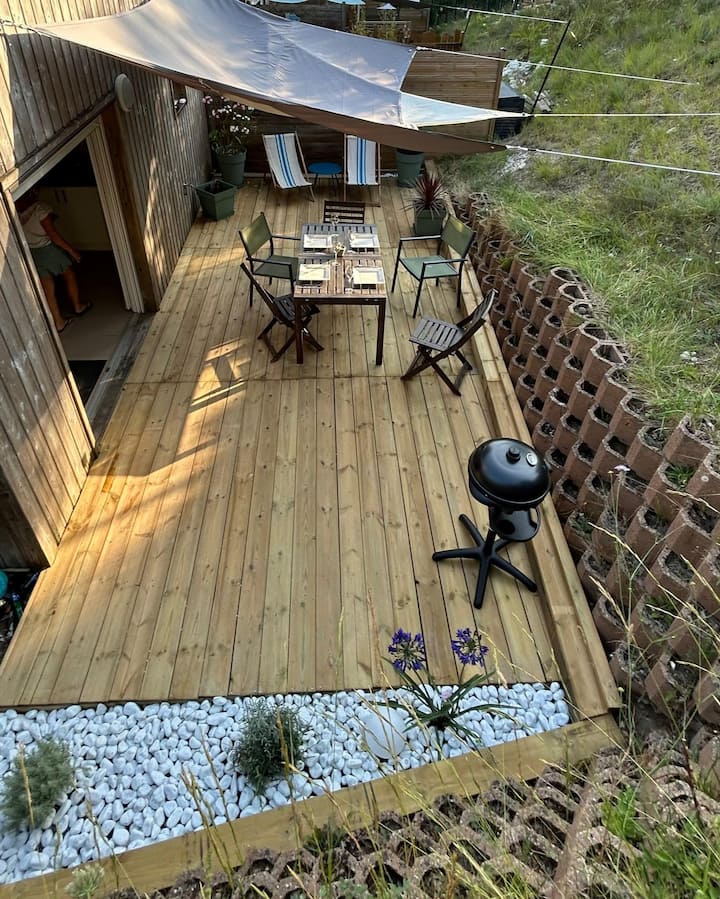 Jolie Maison Ossature Bois 600 M Plage - Meschers-sur-Gironde