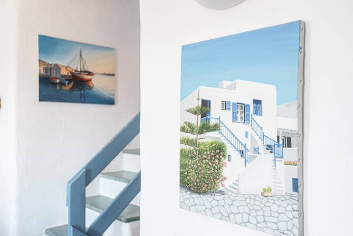 Villa Amarantos In Golden Beach With Swim Spa - Paros