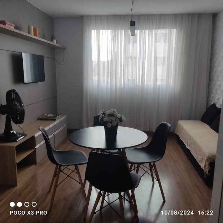 Apto Santa Amélia, Pampulha, Cama Casal + Bicama. - Belo Horizonte