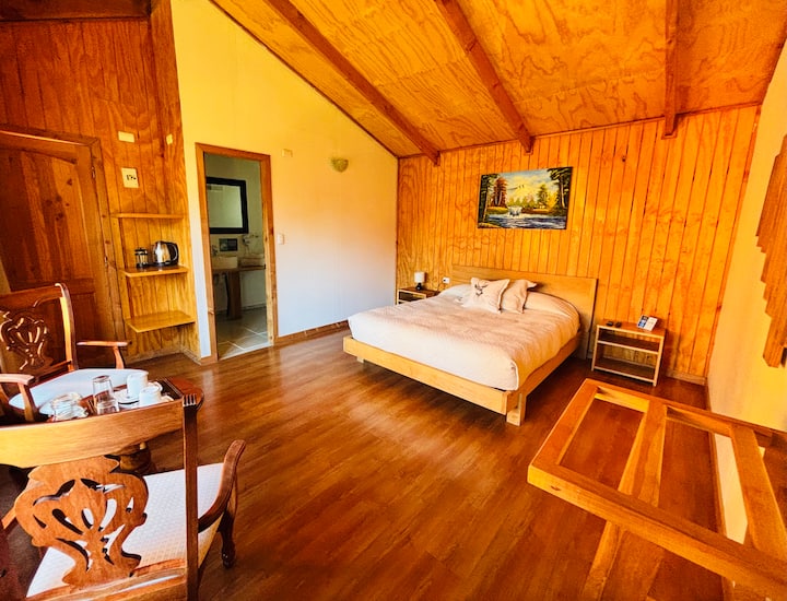 Habitación Arrayan, Cabañas La Rinconada. - Aysén