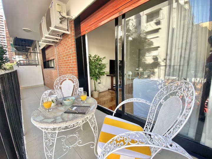 98- Apartamento 4 P. Con Hermoso Balcón En Palermo - Buenos Aires