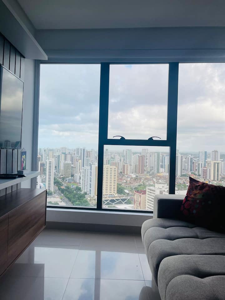 Apto Andar Alto - Prox Shopping E Supermercado - Recife