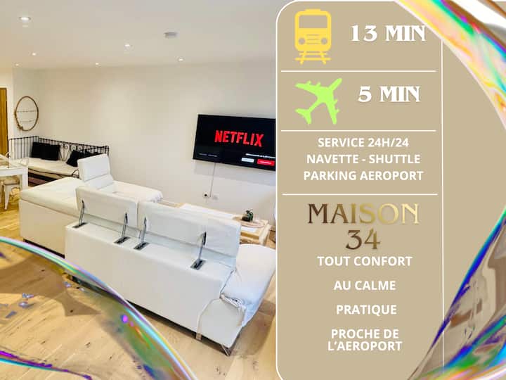 Maison_34 Avec Service De Navette - Oise