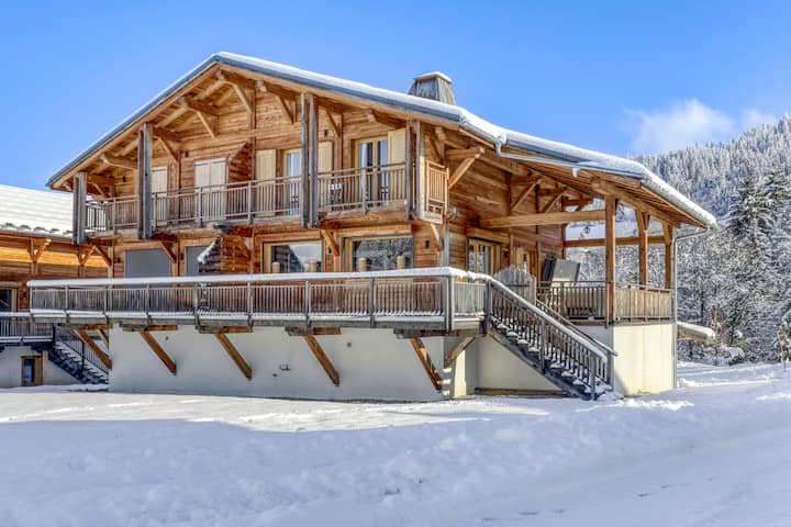 Chalet Ango I Jacuzzi & Hammam I Proche Télécabine - Sallanches