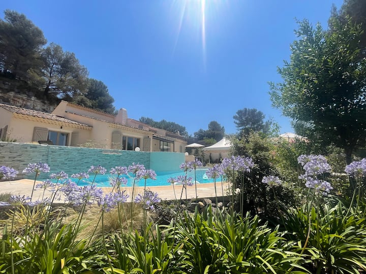 Villa Des Carriers-maison Avec Piscine, 10 Min Mer - Cagnes-sur-Mer