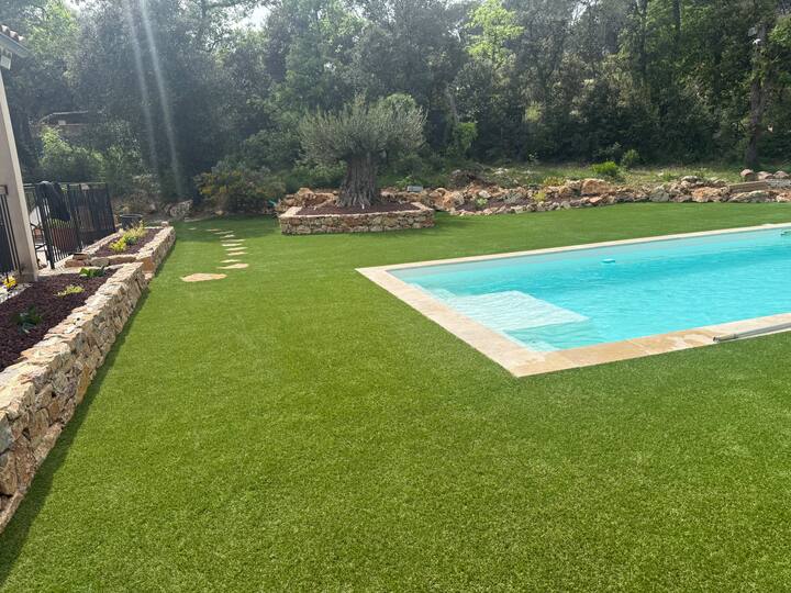 Rdc Villa Avec Piscine (Appartement) - Lorgues