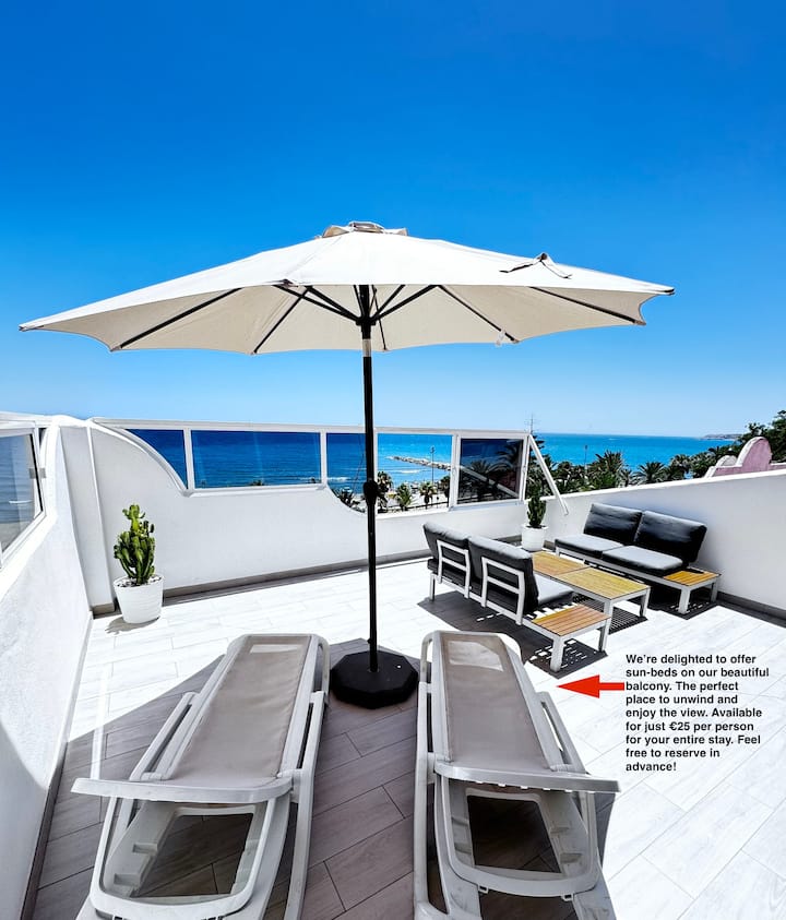 Beachfront Heaven Apartment - Carvajal Beach - Fuengirola