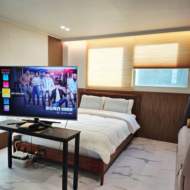 숲이 보이는 아늑한 숙소#곤지암리조트#화담숲25분#넷플릭스#체크인17시,체크아웃13시 - 신둔면