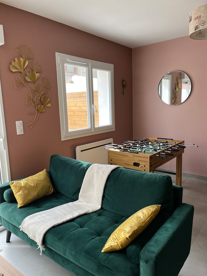 La Maison Cosy Chic, Baby Foot, 3 Chambres - Camiers