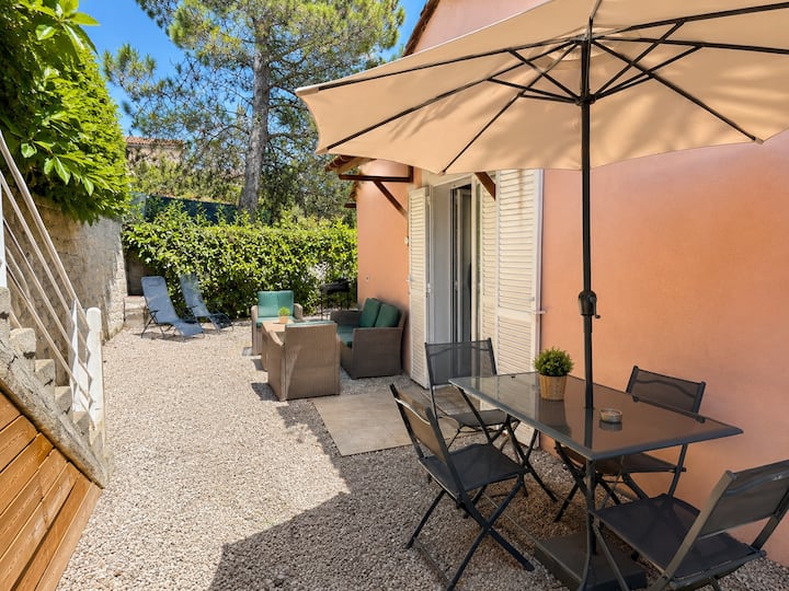 Maisonnette Climatisée, Jardin Privé Et Parking - La Colle-sur-Loup