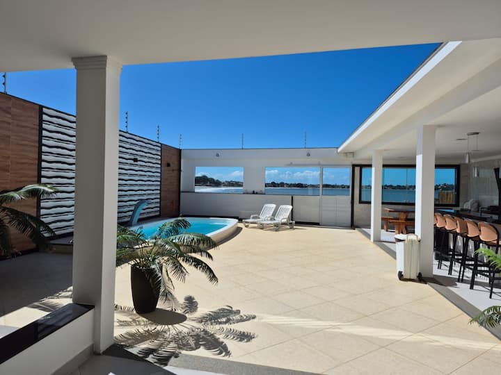 Casa Pé Na Areia 5 Suítes Com Piscina Em Guarapari - Guarapari