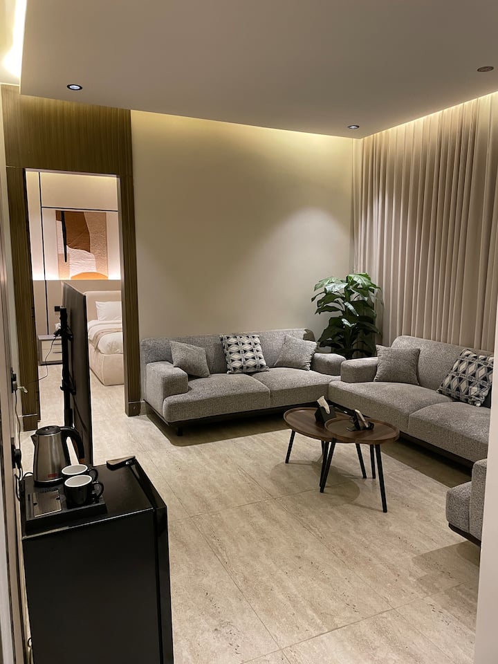 شقة بغرفة نوم وصالة دخول ذاتي - Dammam