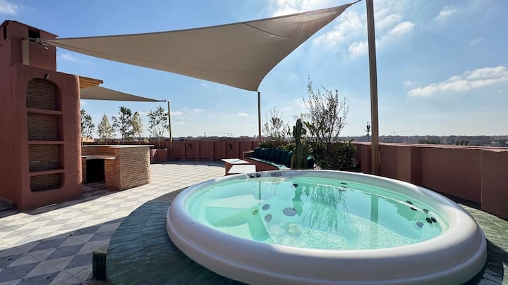 Rooftop En Dernier éTage Au Centre De Kech - Marrakech